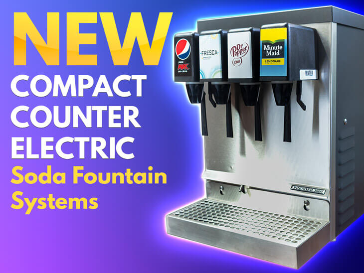 ibd00246B - 8-Flavor Ice & Beverage Soda Fountain System w/ NEW Ice-O ...