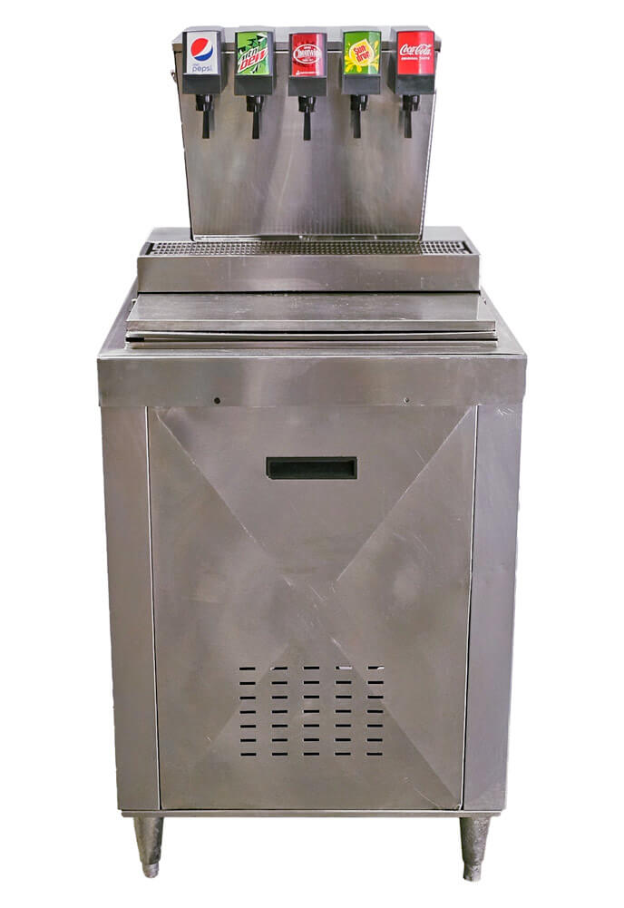 di00570 - 5-Flavor Drop-in Soda Fountain System with Cabinet ...