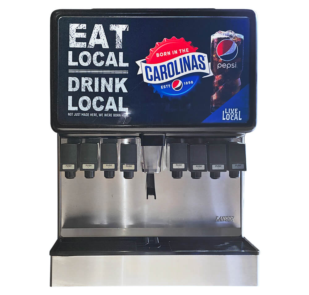 ibd00204 - 8-Flavor Ice & Beverage Soda Fountain System w/ Cold ...