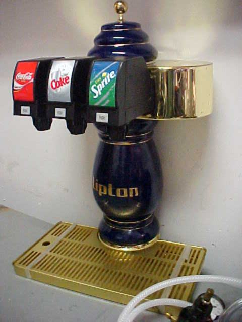 t00110 - 3-Flavor Porcelain Tower Soda Fountain System w/ Remote ...