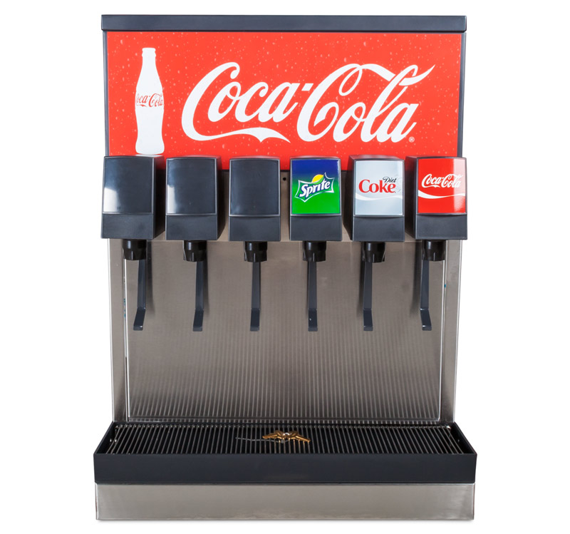 ce00114 - 6-Flavor Counter Electric Soda Fountain System ...