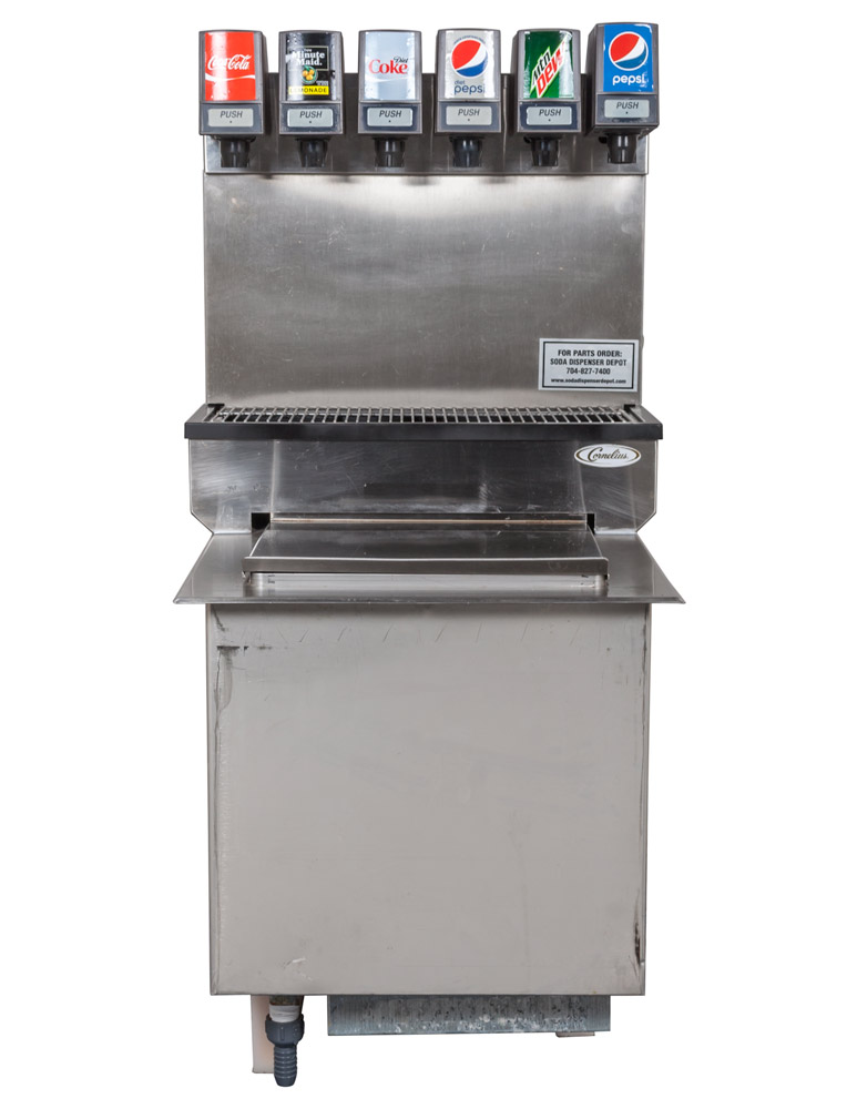 di00602 - Complete 6-Flavor Drop-in Soda Fountain System ...