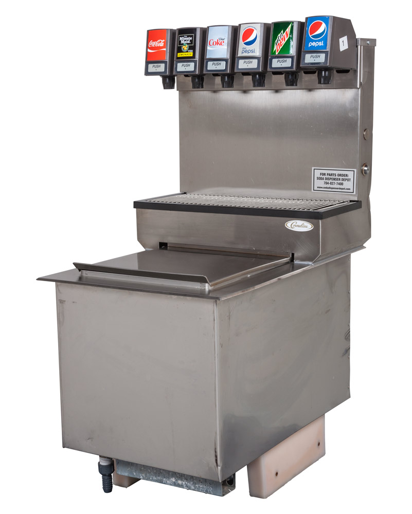 di00602 - Complete 6-Flavor Drop-in Soda Fountain System ...