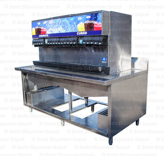 ibd00323 - 20-Valve Ice & Beverage Dispenser System with Cabinet ...