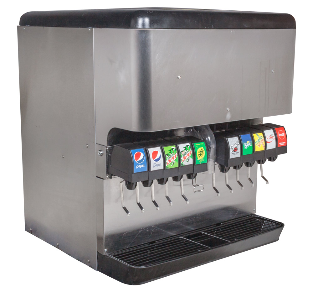 ibd88001B - 10-Flavor Ice & Beverage Soda Fountain System ...