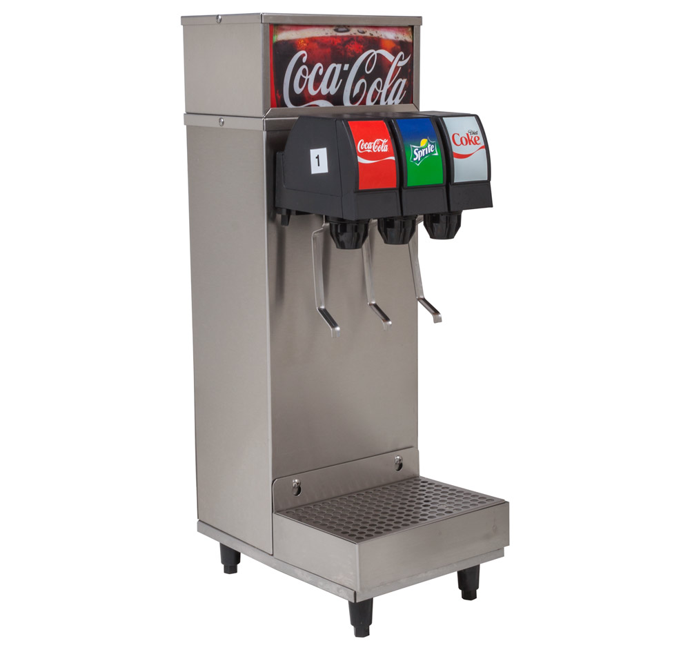 t00113 - Complete 3-Flavor Tower Soda Fountain System ...